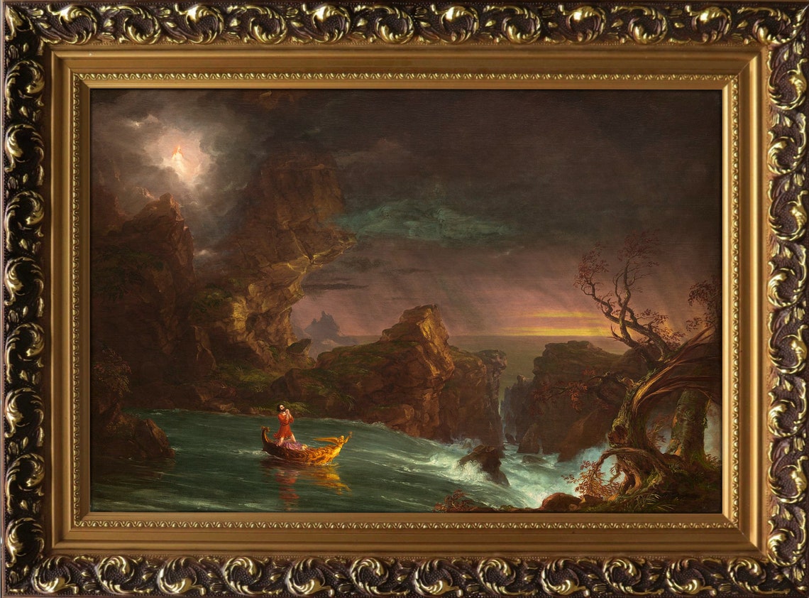 Thomas Cole the Voyage of Life Manhood 1842 19th Century | Etsy