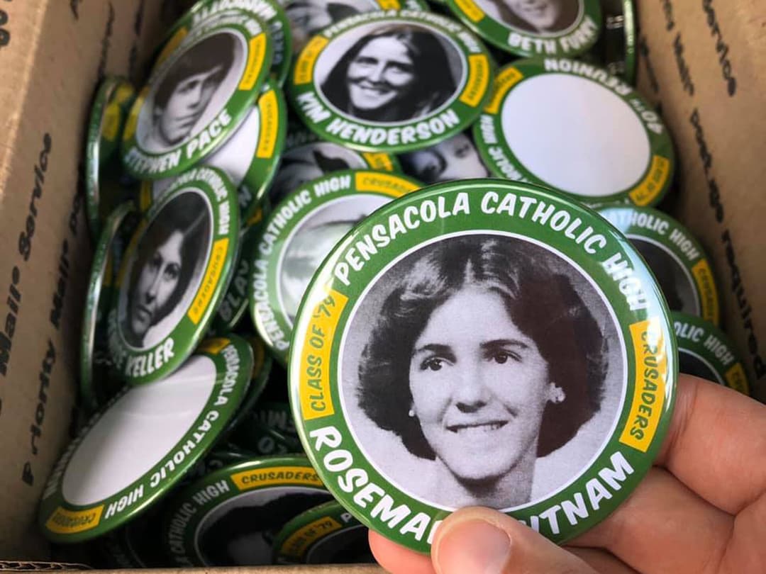 3-inch Button, Custom Photo Button, High School Reunion, Nametags ...