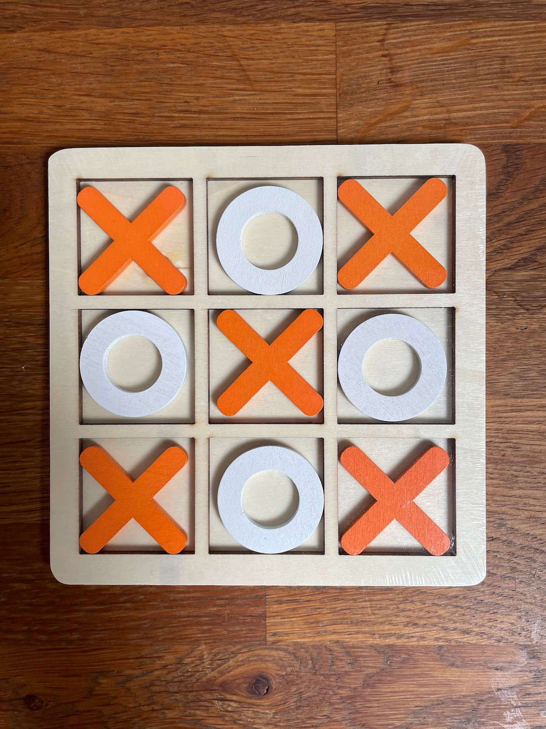 Montessori Wooden Tic Tac Toe Noughts and Crosses Game - Etsy