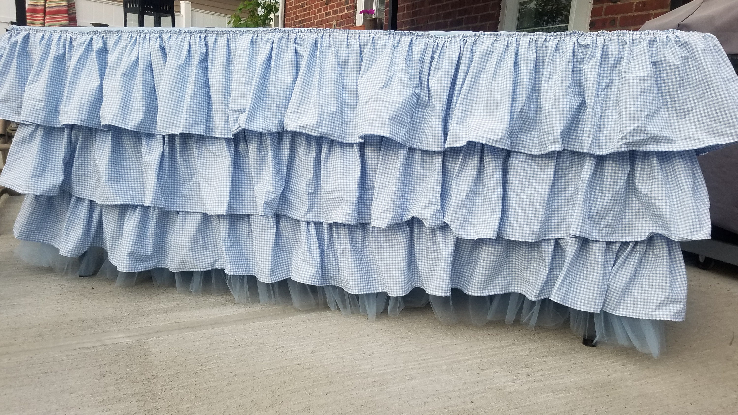 Multi-tiered Ruffled Custom Tablecloths for All Occasions - Etsy