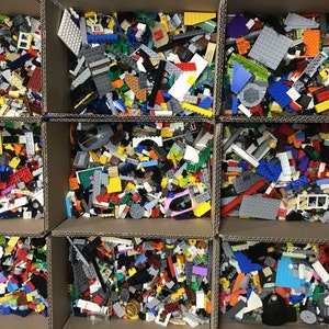 LEGO 6 POUND BOX Randomly Selected Mix of Clean Bricks & Pieces Fun ...