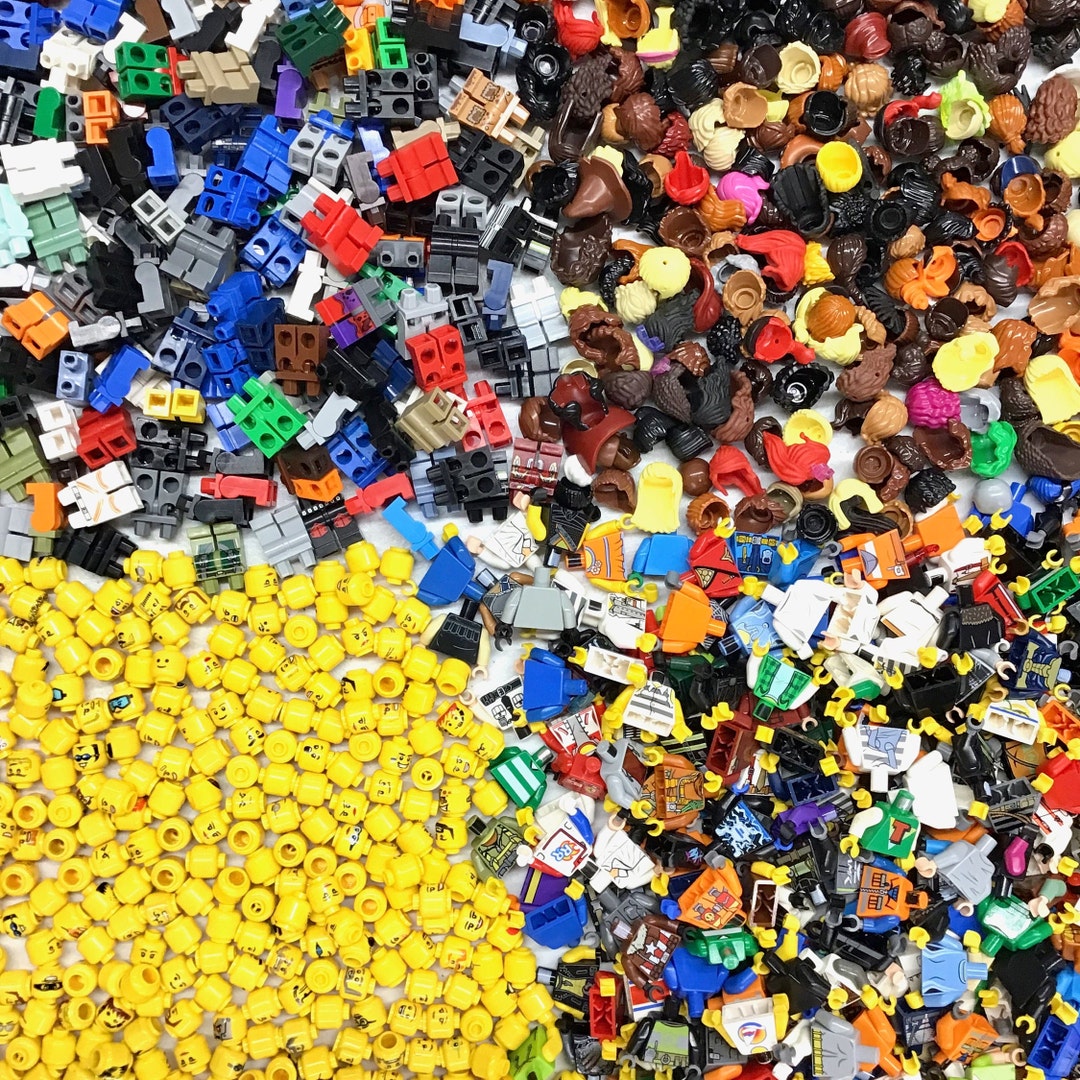 LEGO Build-your-own 50 Minifigures ~ Wedding Guestbook Special ~ Heads ...