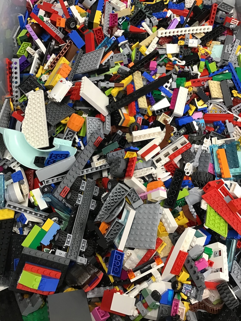 500 LEGO Pieces ~ (one Pound per Order!) ~ Fun Gift Random Bricks ...