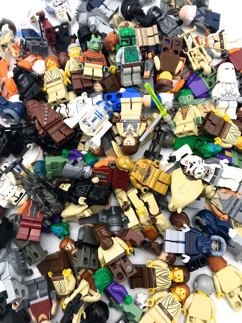 10 STAR WARS Lego Minifigures Random Grab Bag! Collectible & Vintage ...