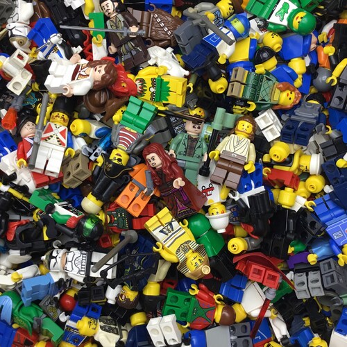 20 Lego Minifigures Random Grab Bag All With Accessories - Etsy