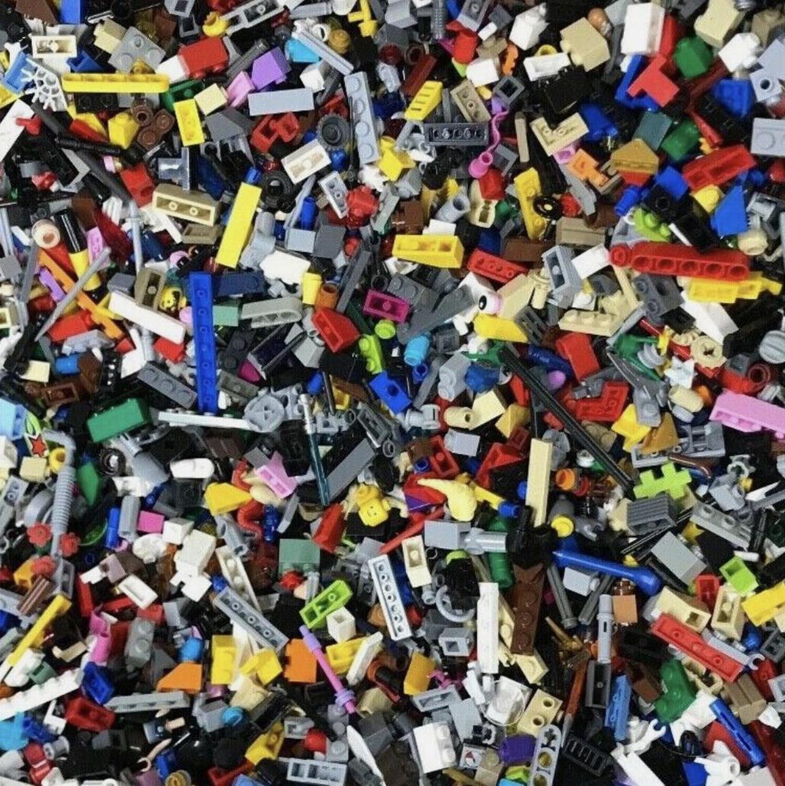Small Sized Lego Pieces by the Pound! 1 Pound of Genuine Lego Brand ...