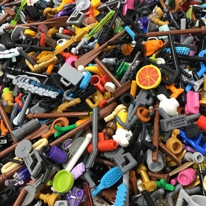 Lego Lot of 100 Minifigure Accessories Randomly Picked From HUGE ...