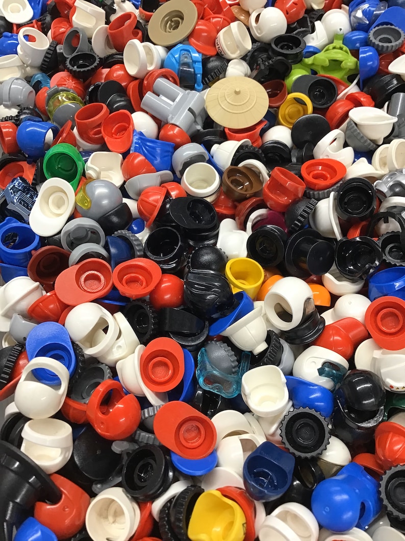 LEGO Lot of 50 Random Torsos, Heads, Legs & Hats! 200 Parts Total to ...