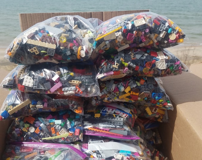5,000 Piece Lego Lot HUGE Bulk Brick Random Grab Bag OVER 10 POUNDS ...