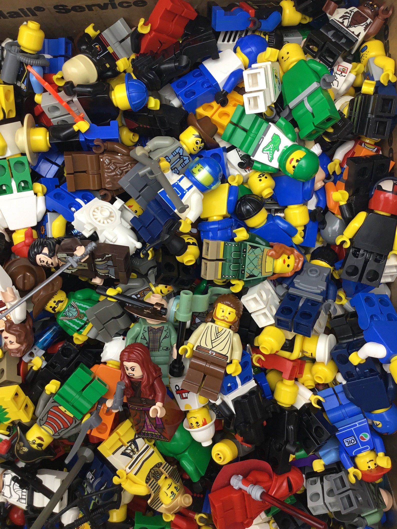 MASSIVE Lego Minifigures Lot of 500 Random People Grab Bag! All W ...
