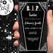 Dominoes-themed Birthday Digital Invitation Template, Gold and Black ...