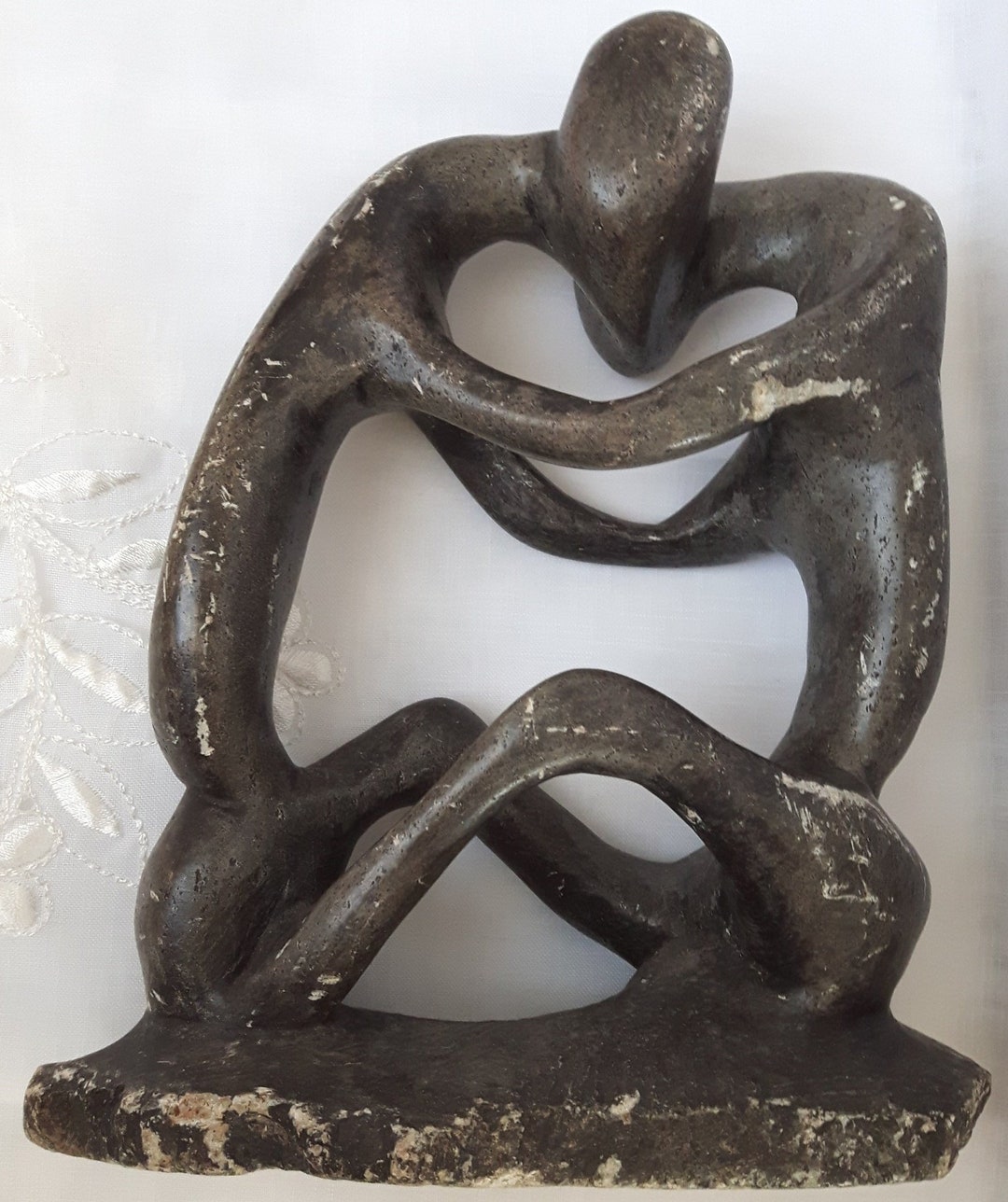 Primitive Stone Figurative Sculpture Art Décor, Abstract Stone ...