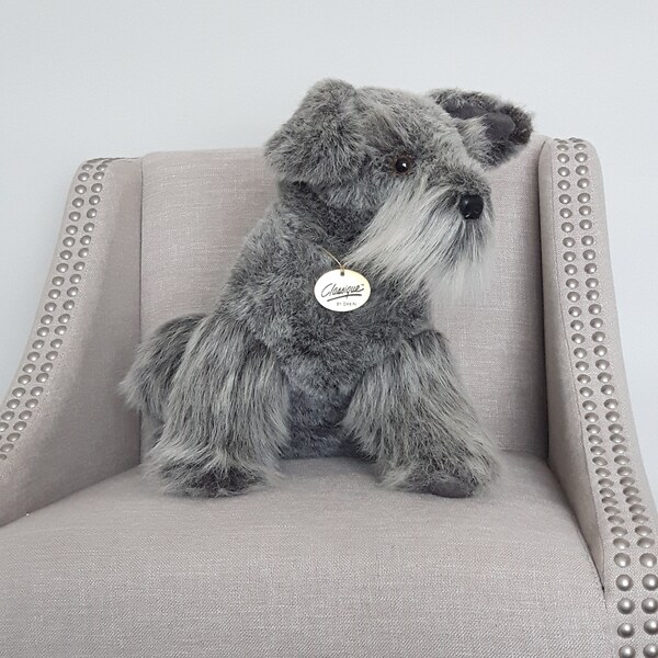 Black Schnauzer Stuffed Toy - Etsy