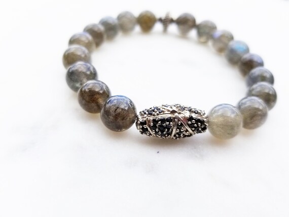Pulseras de labradorita pulseras curativas pulsera de - Etsy España