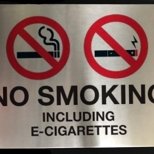 Smoke Free Zone Sign - Etsy