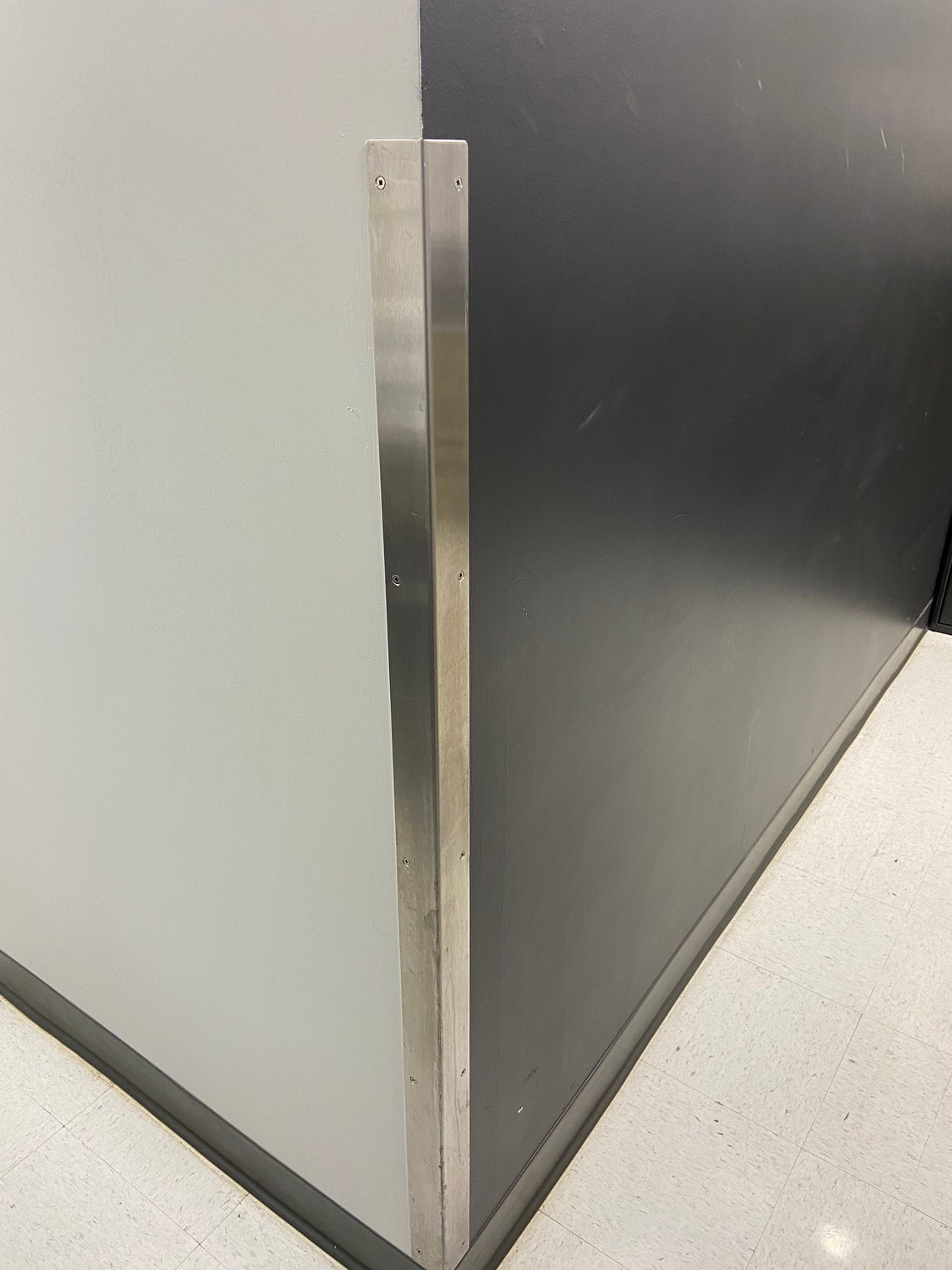 Brushed Stainless Steel Corner Guard Finishing Food Grade 2''x 2'' X 48 ...
