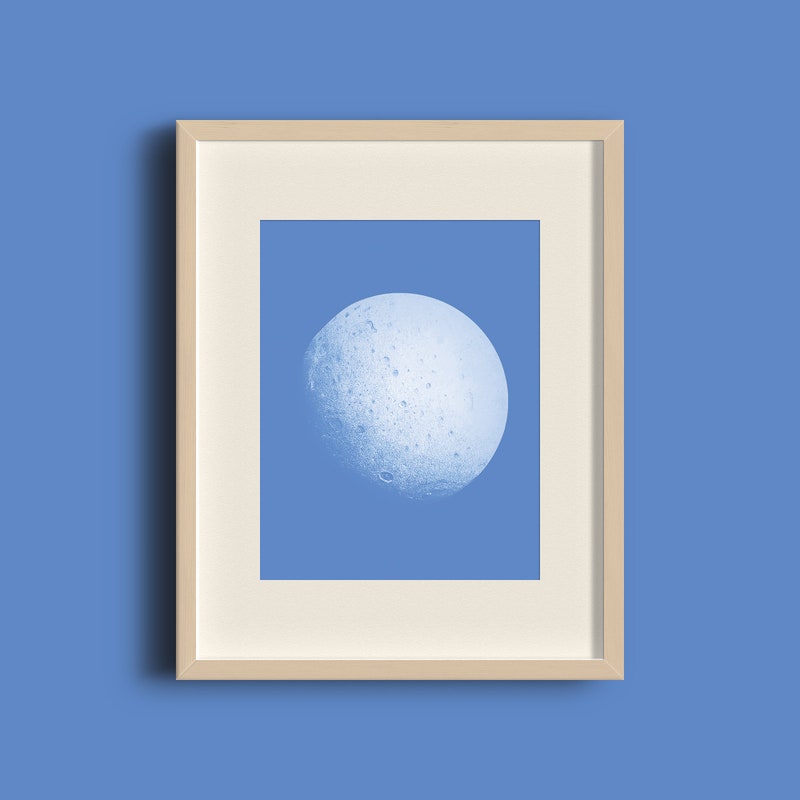 Blue Moon Print - Etsy