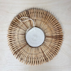 Set of 10 Christmas Tree Ornaments, Cotton Rope Tree Decorations - Etsy