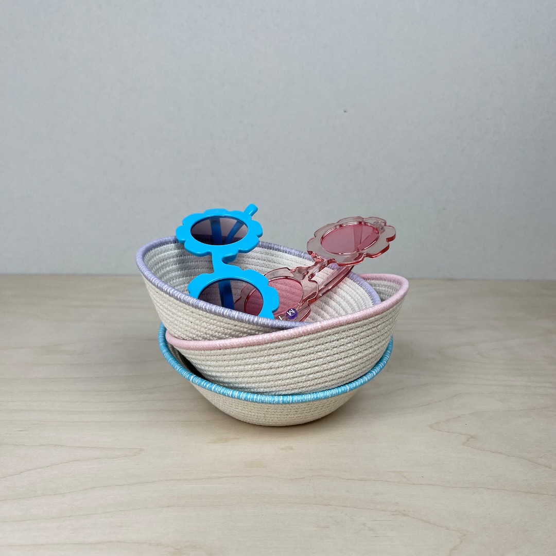Set of 3 Kids Montessori Sorting Bowls, Pastel Colored Bowls - Etsy