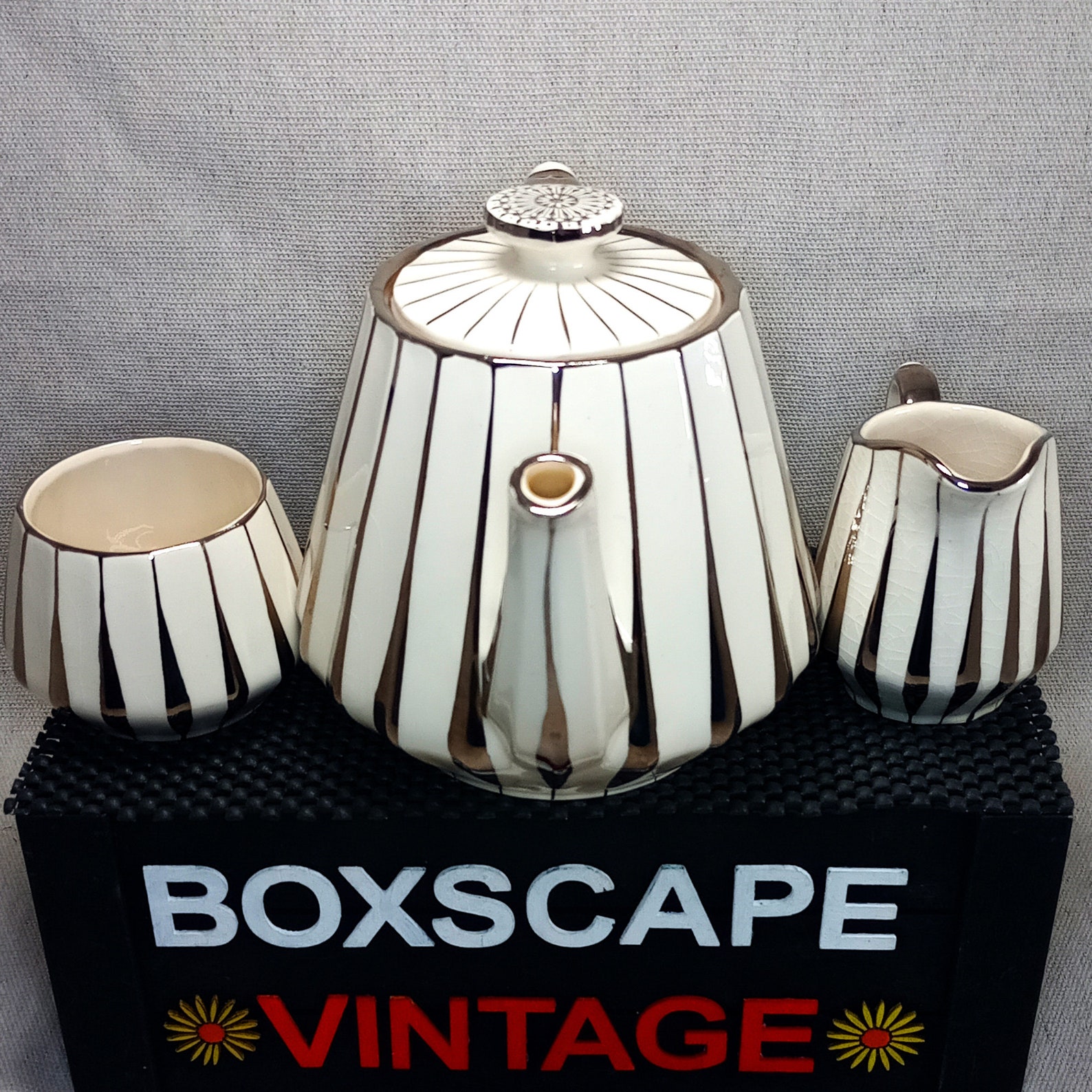 Vintage Sadler Tea Set Sadler Teapot Sugar Bowl and Milk - Etsy Canada