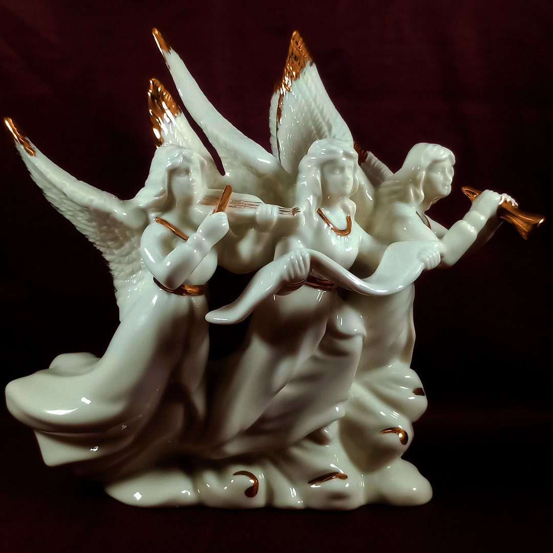 Mikasa Christmas Trio of Angels, Mikasa Holiday Elegance, Mikasa ...