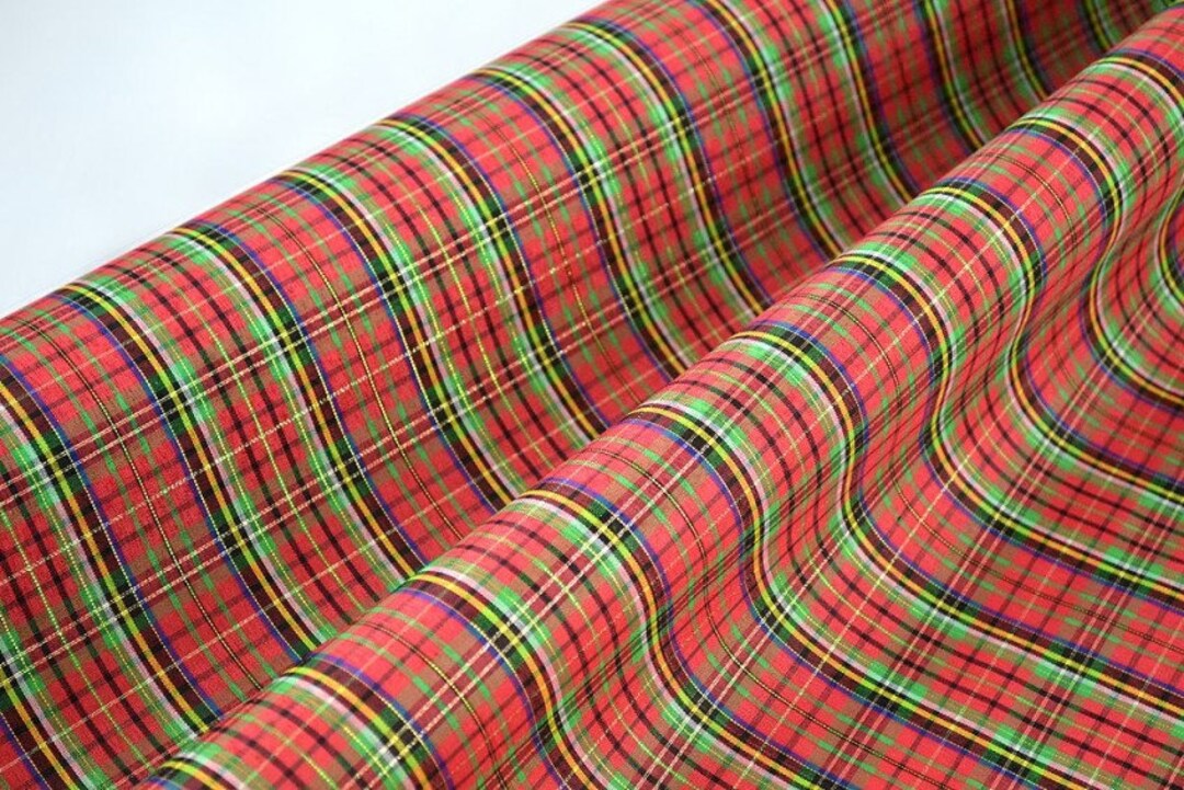 Cotton Red Christmas Fabric, Santa Claus Color Noel Motif, 2 Widths ...