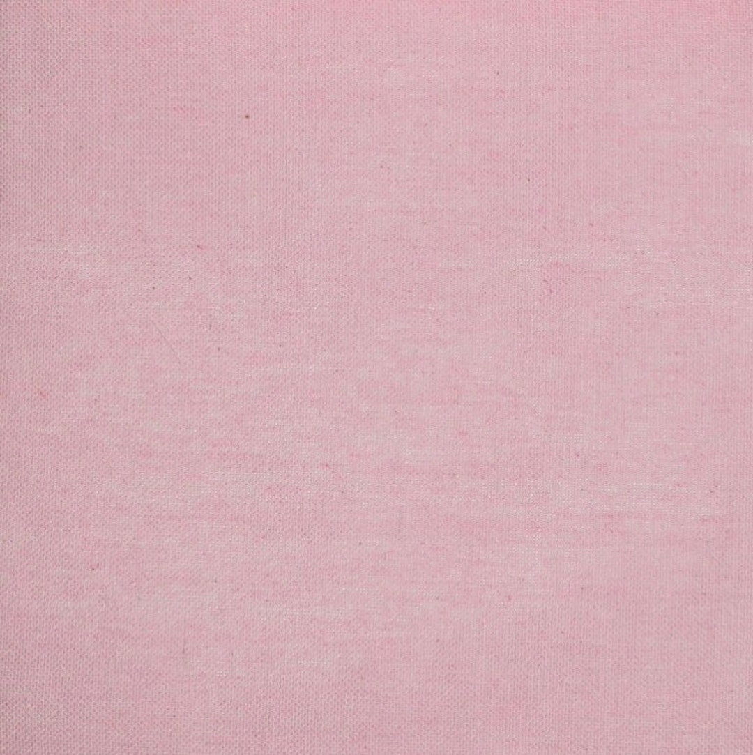 Mat Cotton Fabric by the Yard, in Light Pink Colour 140 Cm/1.53 Yards ...