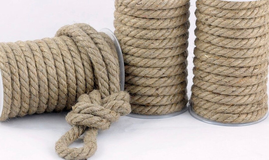Flat Natural Thread Jute Cord 12mm / 0.47inches Eco - Etsy