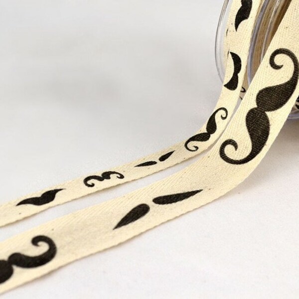 Mustache Ribbon - Etsy