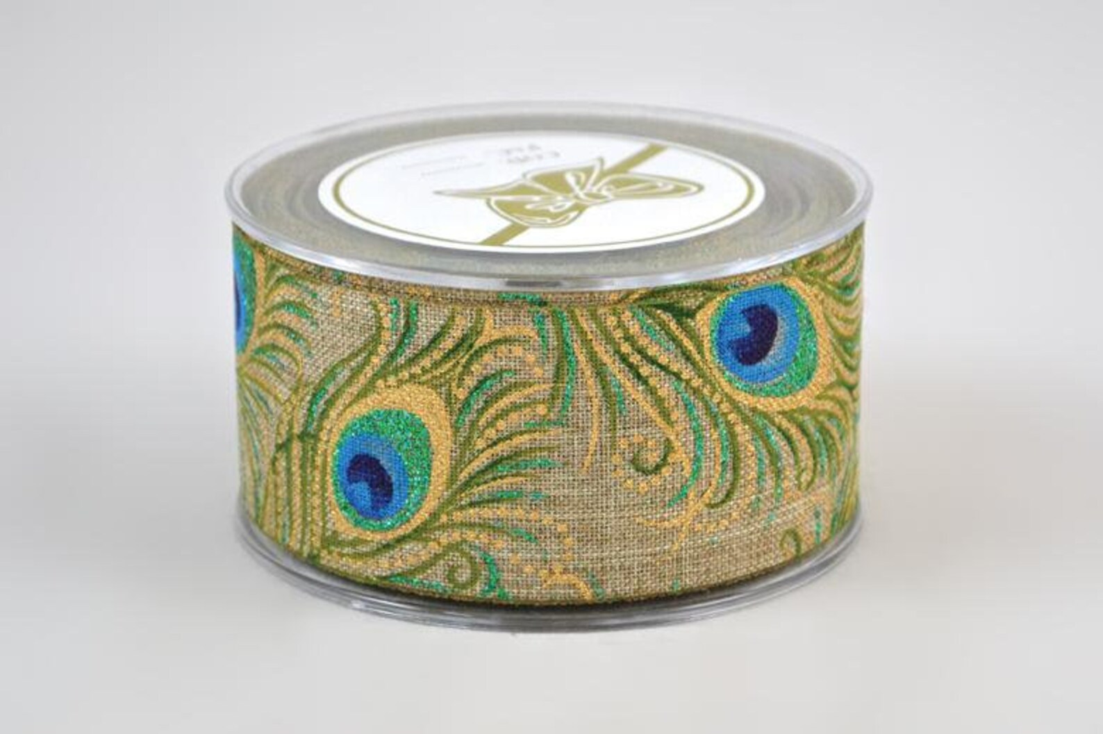 Wide Peacock Feather Ribbon 3 Widths 2.3cm/4.3cm Thick - Etsy