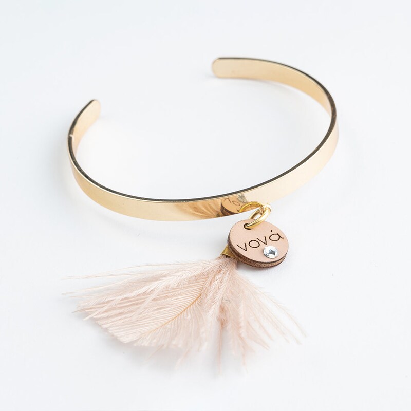 Feather Armband - Etsy