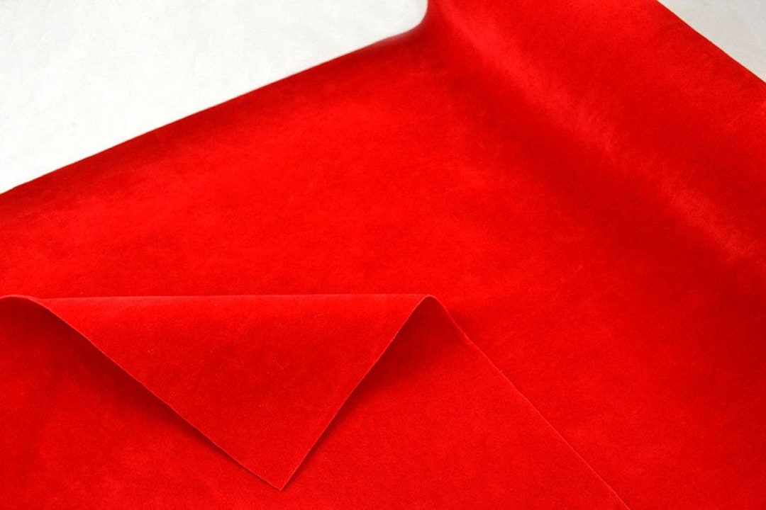 Red Velvet Christmas Fabric, Double Face Textile, Santa Claus Color ...