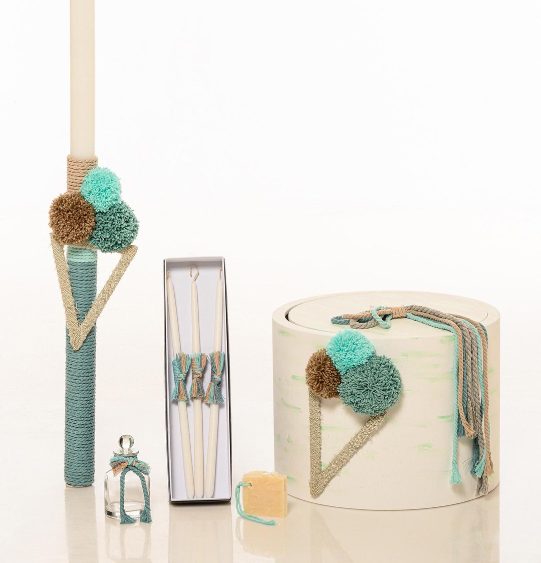 Ice Cream Cone Baptism Set for Boys: Greek Orthodox Christening - Etsy