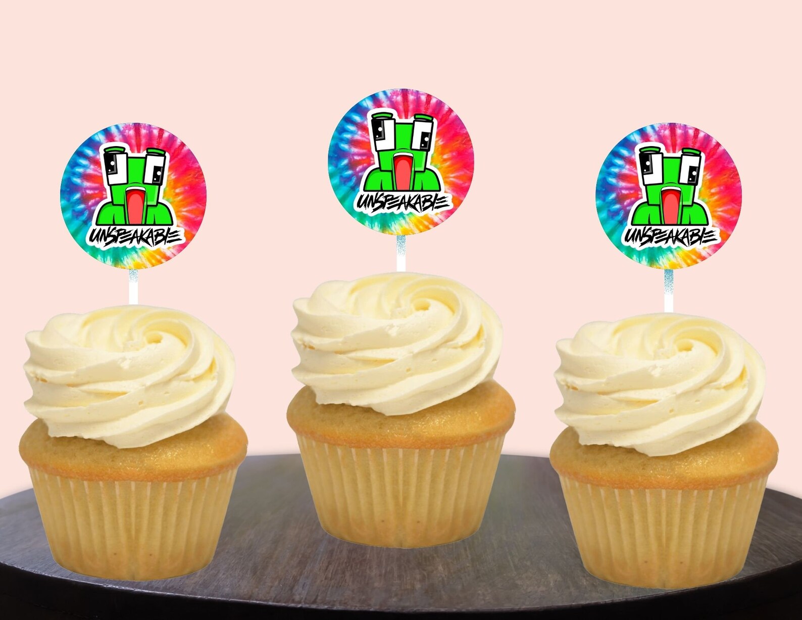 UNSPEAKABLE Cupcake Topper and Stickers *DIGITAL PRINTABLE* - Etsy