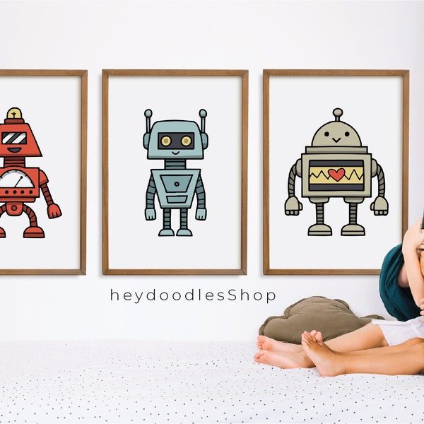 Robot Nursery - Etsy