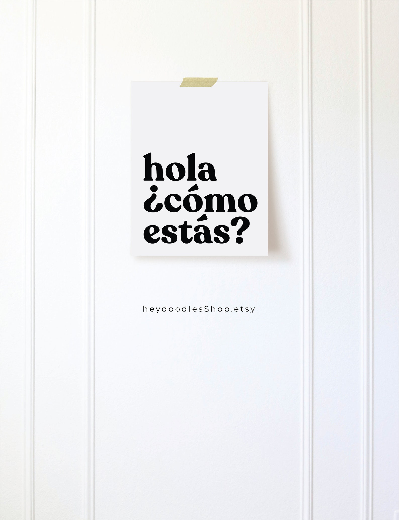 Hola Sign Hola Printable Wall Art Hello Languages Entryway | Etsy UK