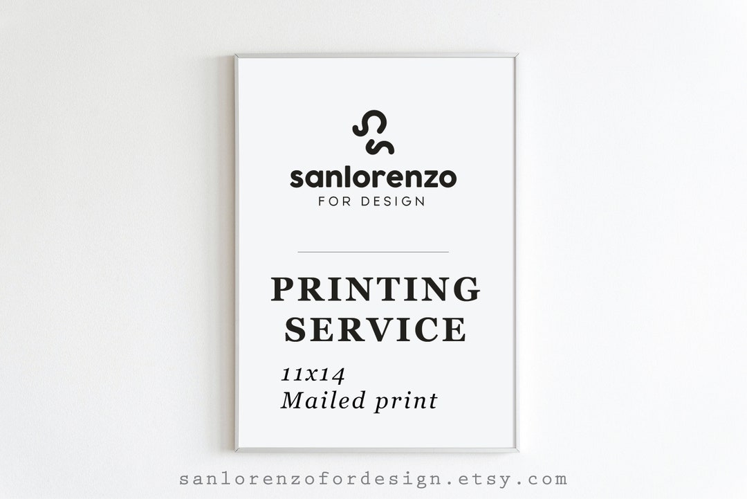 Printing Service Add on Service Purchase With Digital Print Upgrade ...