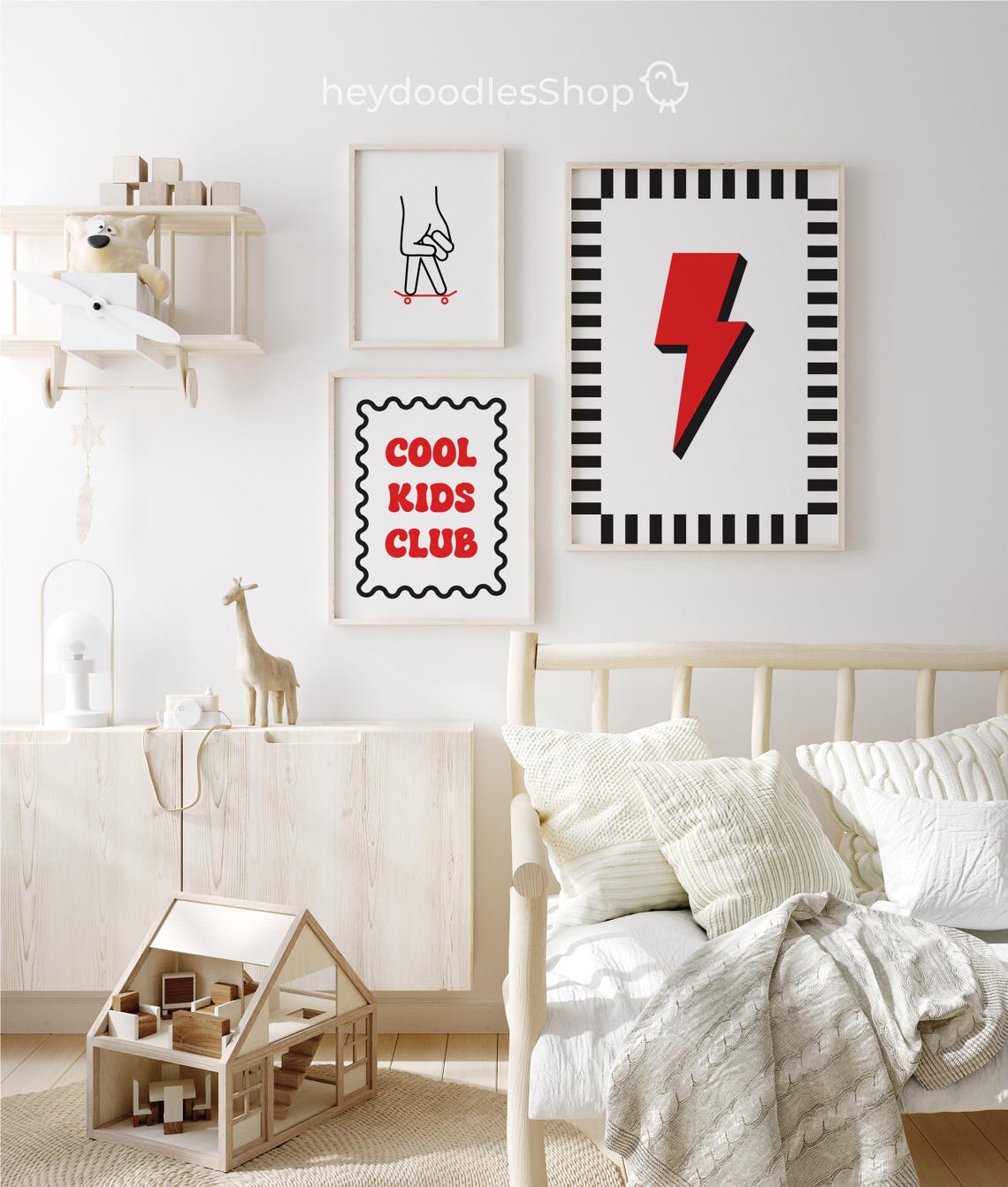 Boy Room Printable Wall Art Set Nursery Wall Art Big Boy Room Decor ...