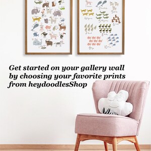 Educational Printable for Kids Educational Posters Animal Alphabet and ...