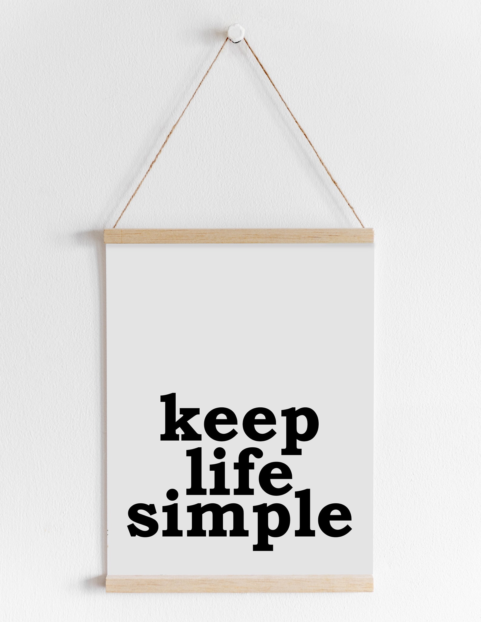 Keep Life Simple Printable Wall Art Room Art Print Home Decor | Etsy
