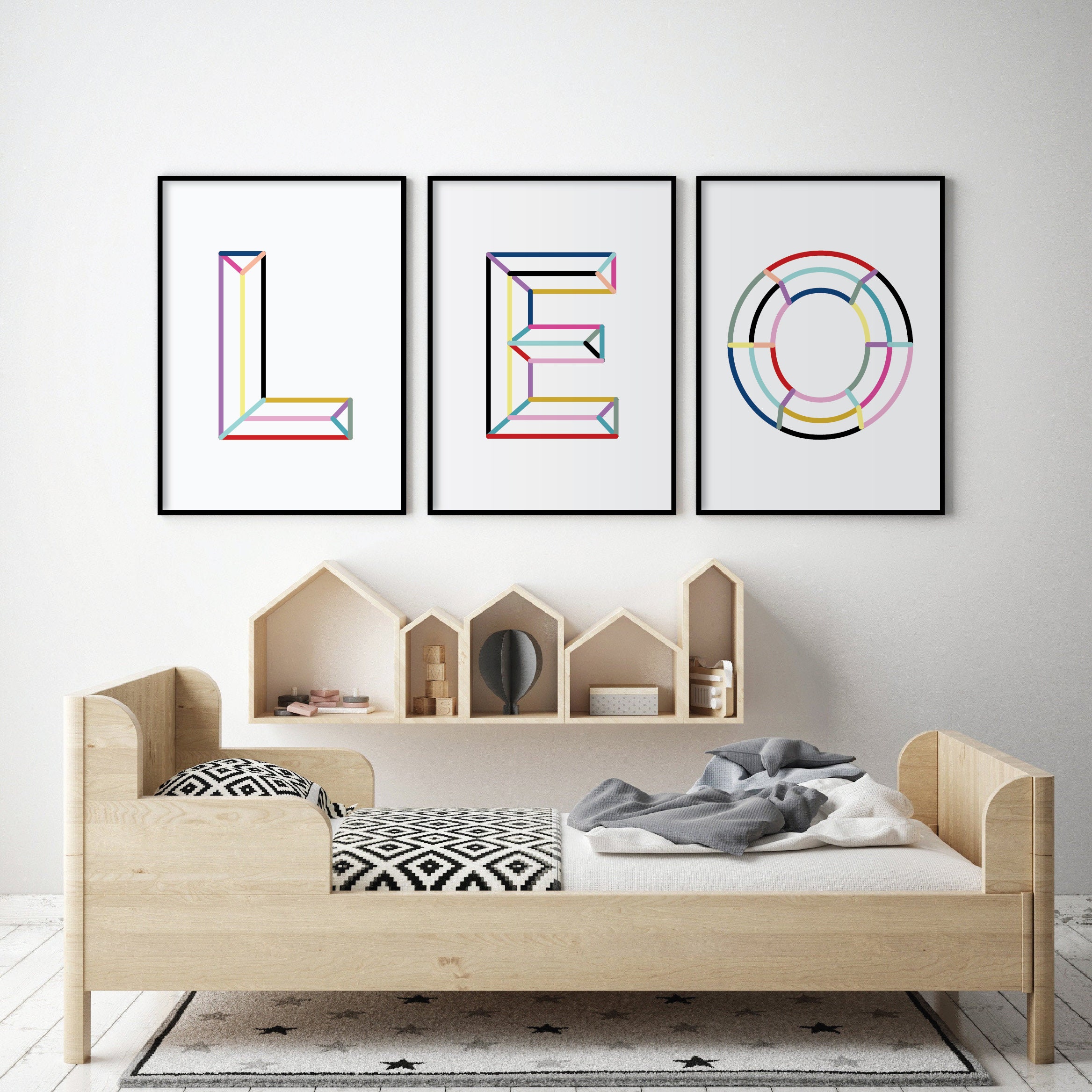 Initial Decor Nursery Initial Nursery Decor Letter L Wall - Etsy