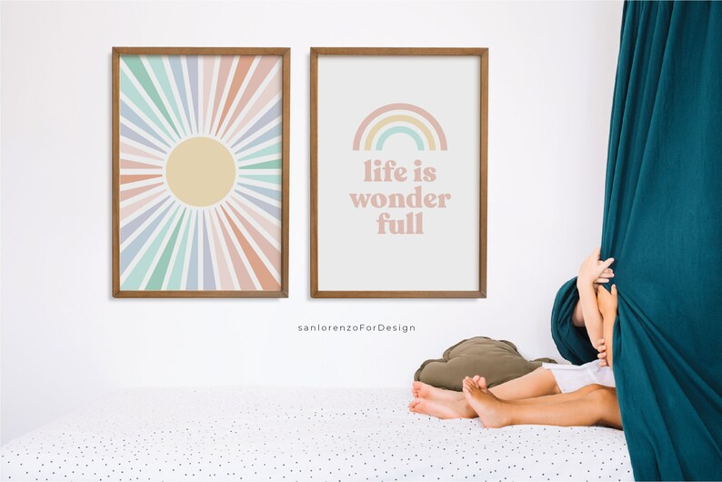 Sunburst Print Printable Wall Art Abstract Sun Poster - Etsy