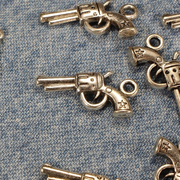 Revolver Charm - Etsy