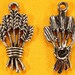 Wheat Bundle 24mm Antique Silver Tone Single Sided 2D Farming - Etsy