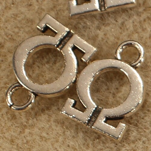 GREEK LETTER Bead Omega - Etsy