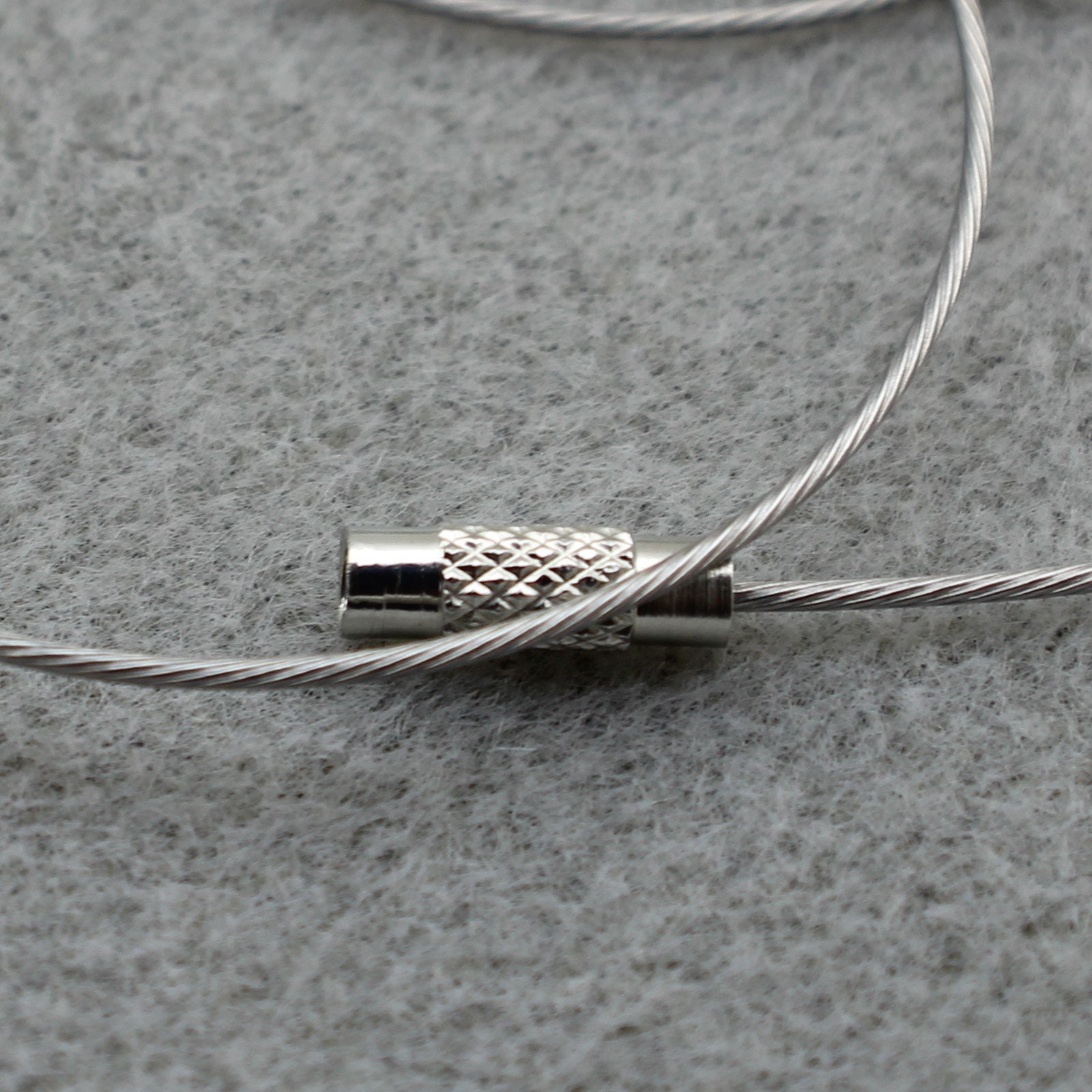 6 5/8 Stainless Steel Memory Wire With 13mm Screw Clasp - Etsy