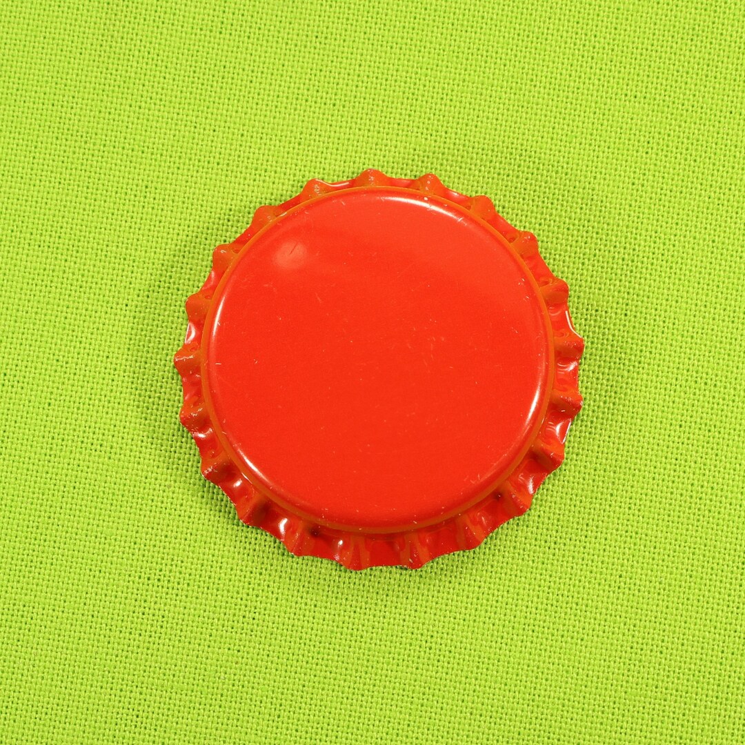 Red Bottle Cap 32mm Metal DIY Craft Findings - 0355 - Etsy