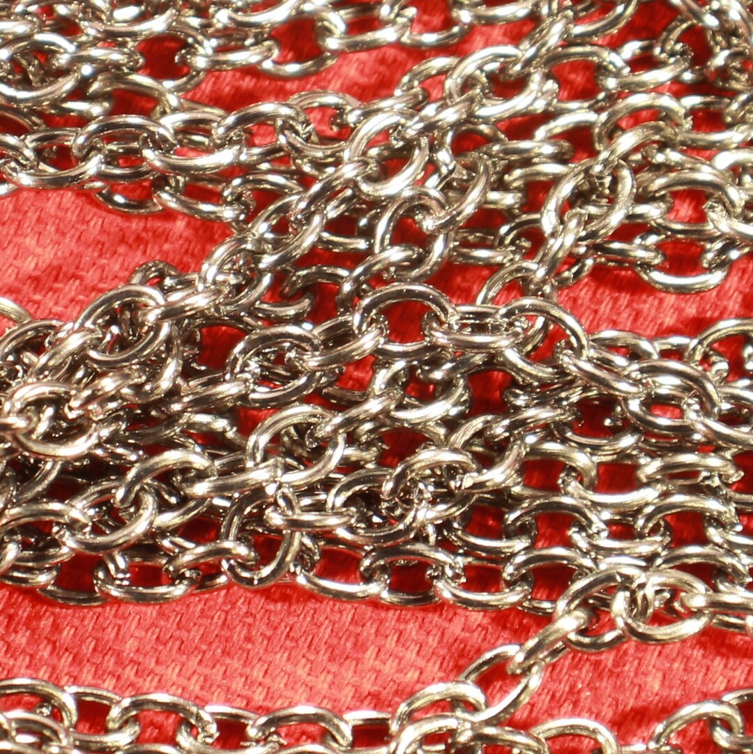 Gunmetal Gray 5mm X 3mm Cable Link Alloy Chain 'sold by the Foot ...