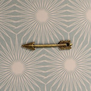 Arrow 29mm Antique Bronze Tone Double Sided Love Charms - 0962 - Etsy