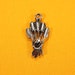 Wheat Bundle 24mm Antique Silver Tone Single Sided 2D Farming Food ...